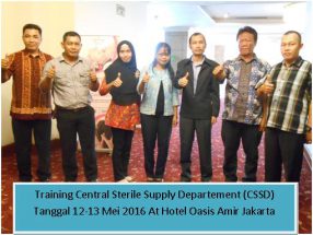 Training Central Sterile Supply Department-CSSD | Citra Inti