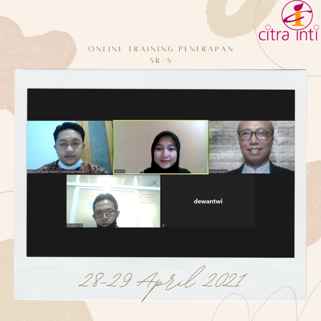 Trainig 5R (Ringkas Rapi Resik Rawat Rajin) | Citra Inti