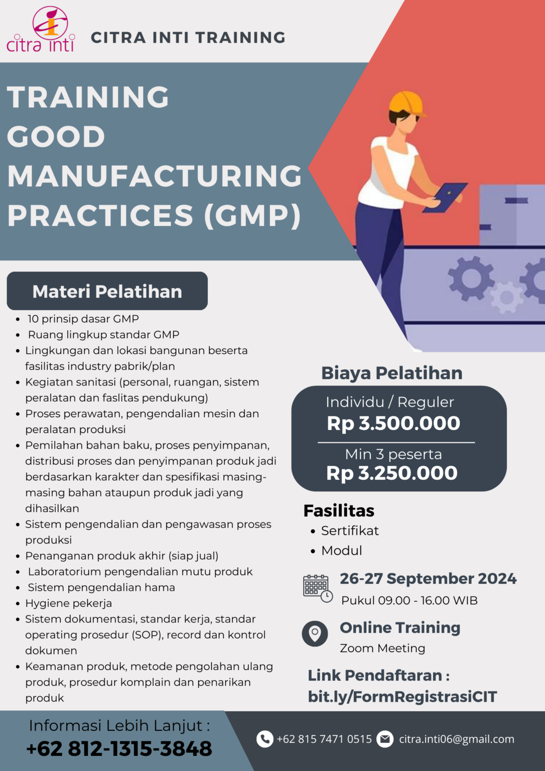 Citra Inti Training System | Pusat Training Bersertifikat